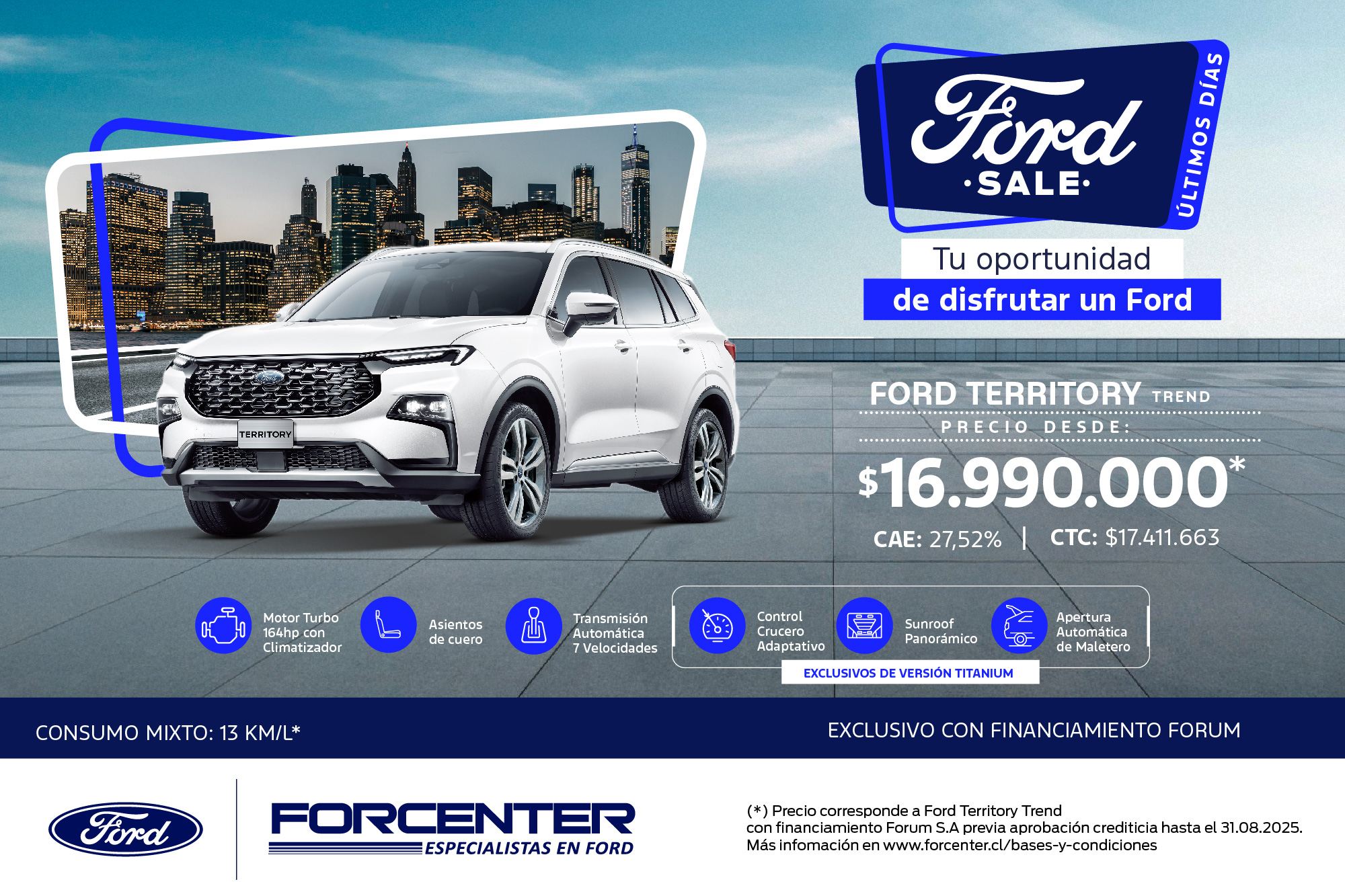 FORD Chile: Concesionario de autos y camionetas | Forcenter