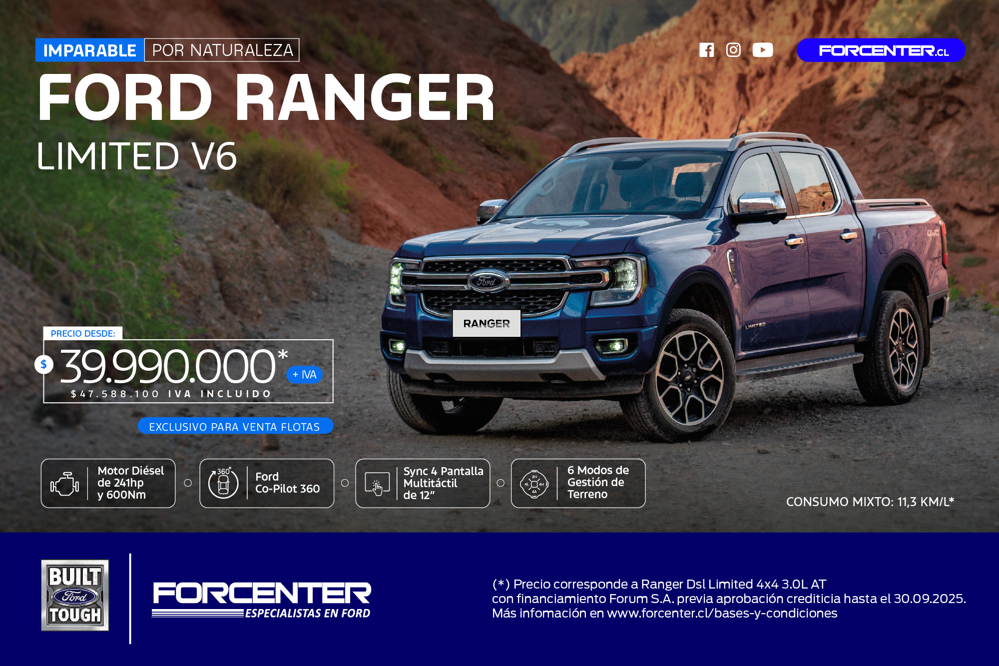 FORD Chile: Concesionario de autos y camionetas | Forcenter